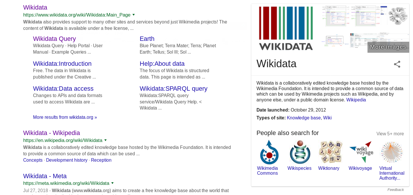 Wikidata OpenStreetMap
